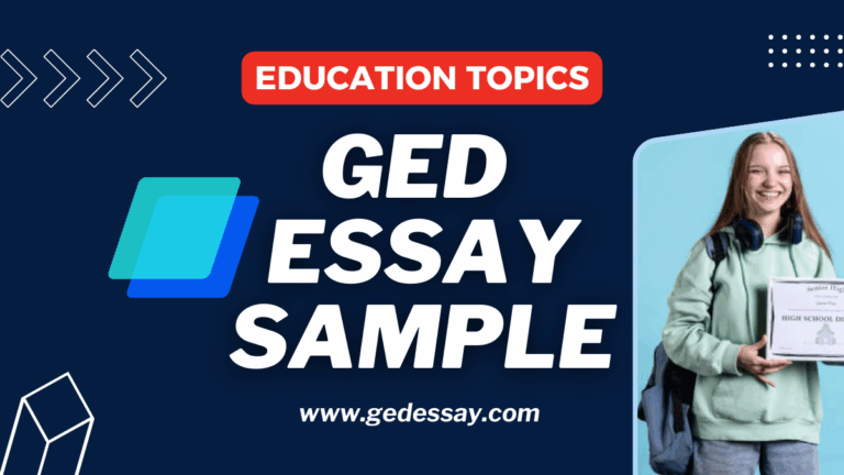 GED Essay Samples on Education | With Model Answers