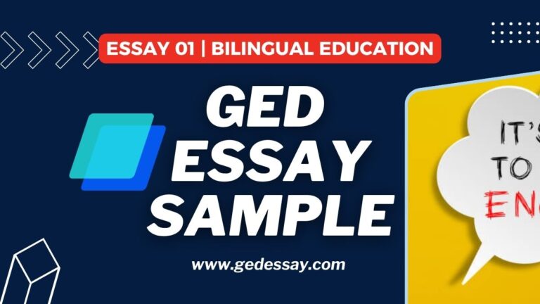 GED Essay: Bilingual Education Topic